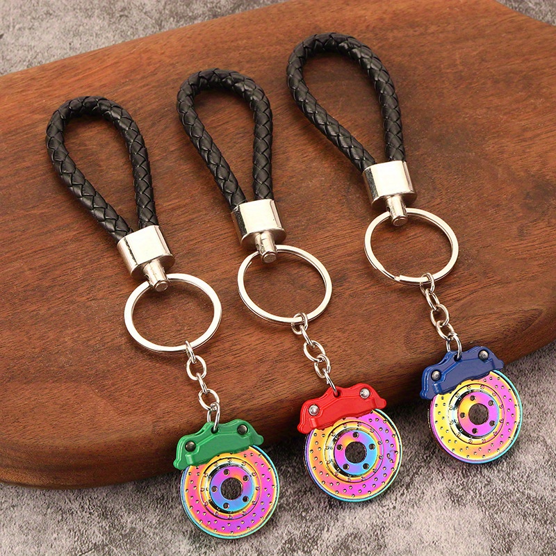 wheel tire charm keychain fashion metal key ring purse bag - {region_name}