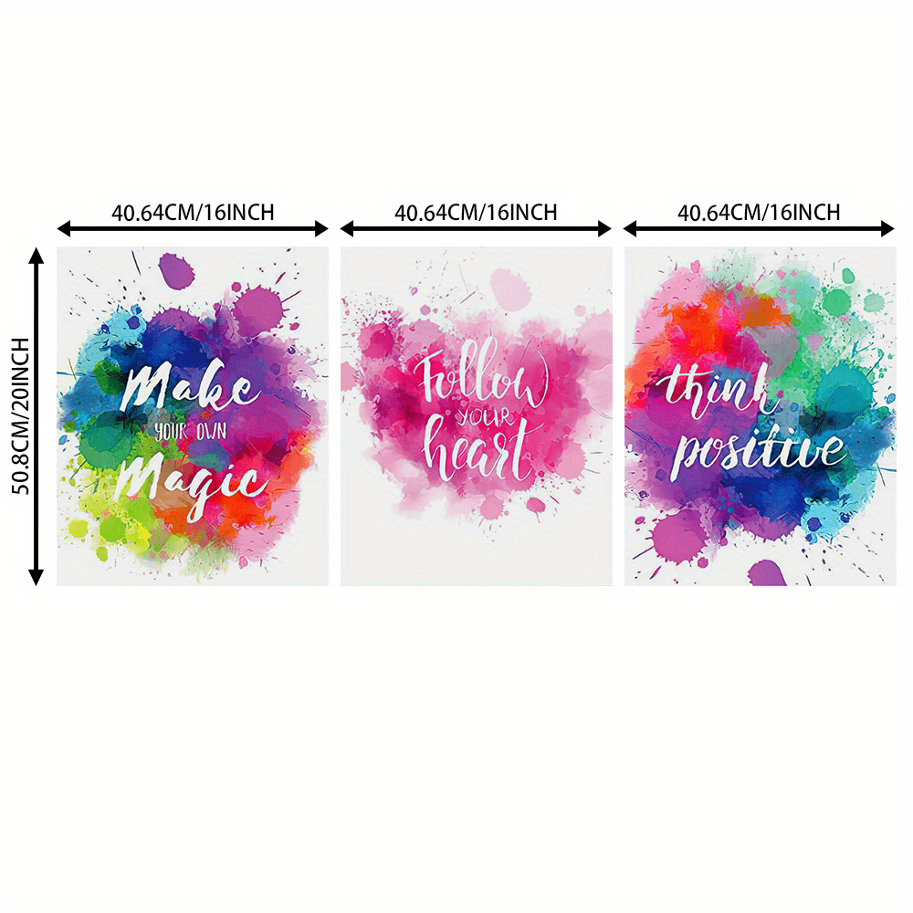 Inspirational Quotations Poster Positive - Temu United Kingdom