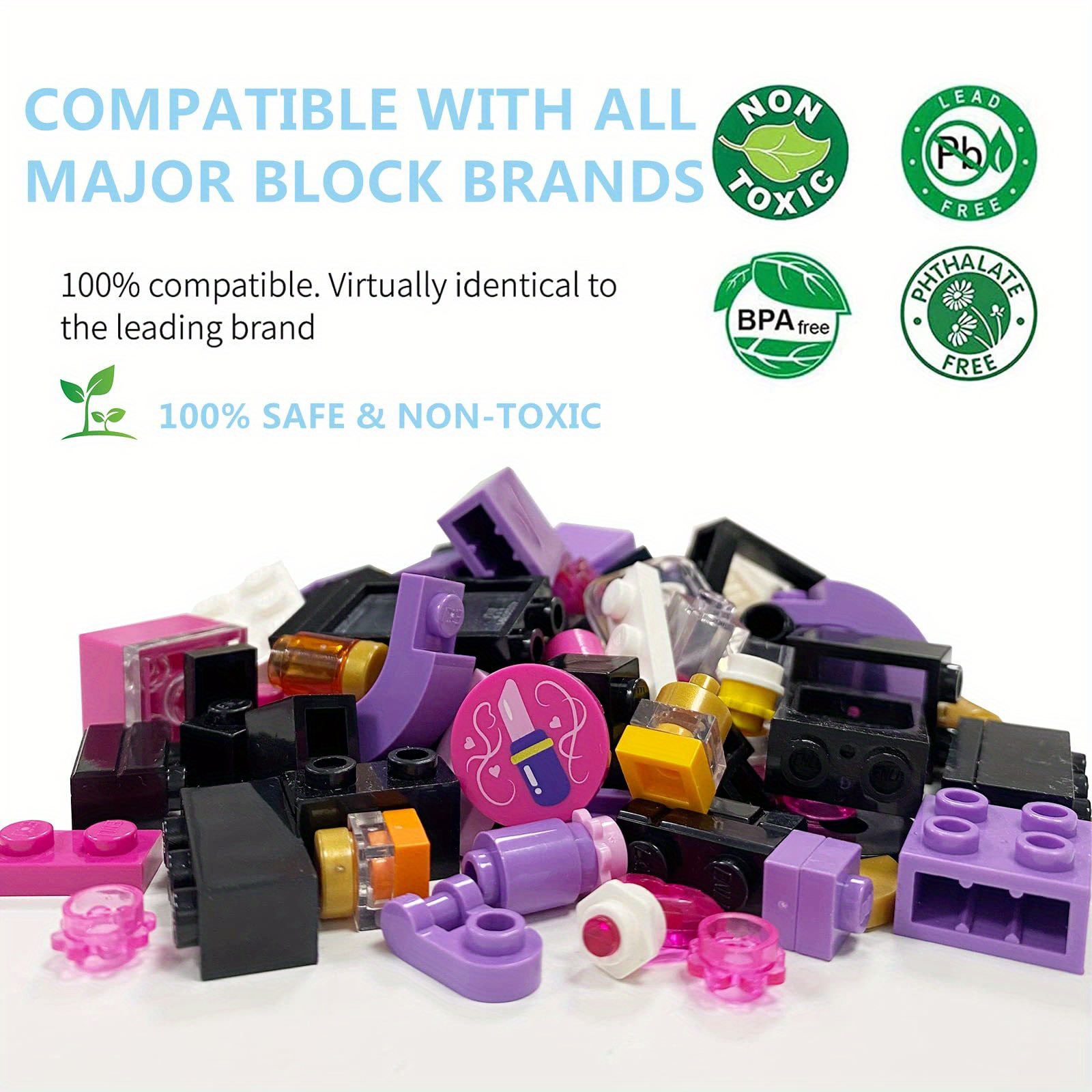 Girls Building Blocks Toy Kits Town Series Fashion - Temu New Zealand