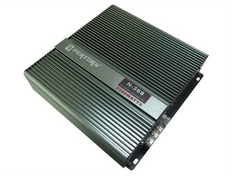 2 채널 Ab 클래스 12v 자동차 앰프 차량 앰프 2200w 파워 스테레오 앰프 푸시 서브우퍼 및 스피커 Temu