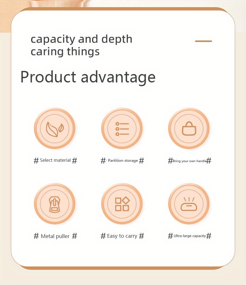 Double Layer Pu Leather Comestic Bag Large Capacity Travel - Temu United Kingdom