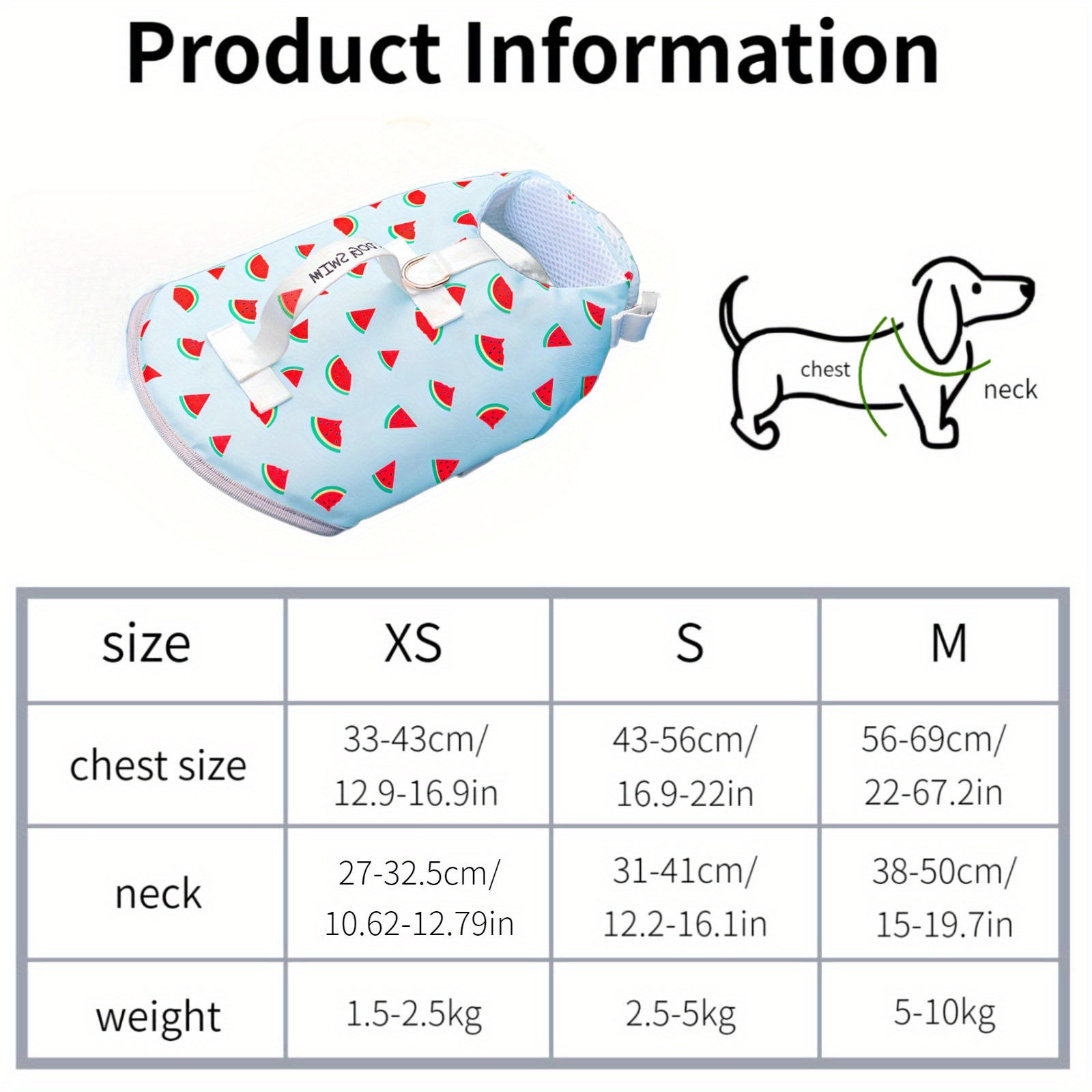 dog life jacket for small medium dogs puppy pet dog apparel cute fruit ...