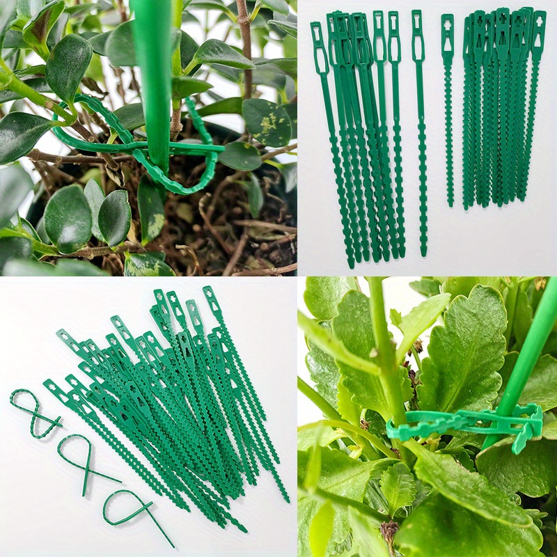 Adjustable Garden Plant Twist Ties Flexible Reusable Plastic - Temu ...
