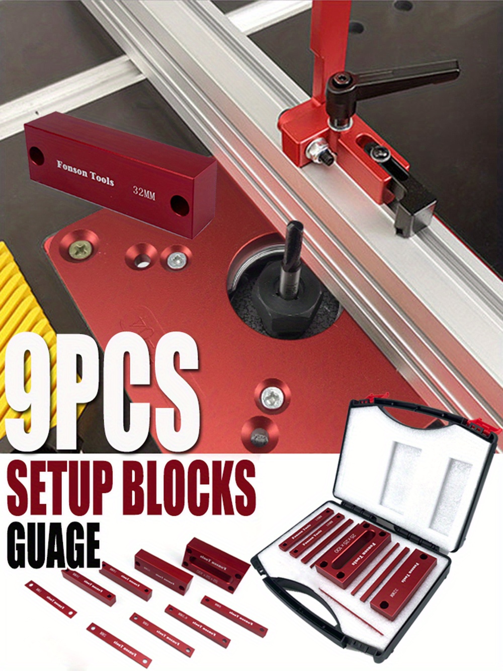 Metric Inch Woodworking Mounting Block Height Gauge - Temu Canada