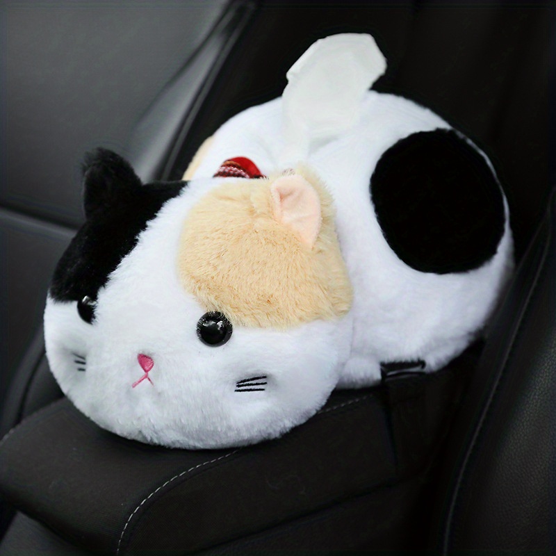 1pc Kawaii Cat Tissue Box Cover Cute Cartoon Dispenser Napkin Holder ...