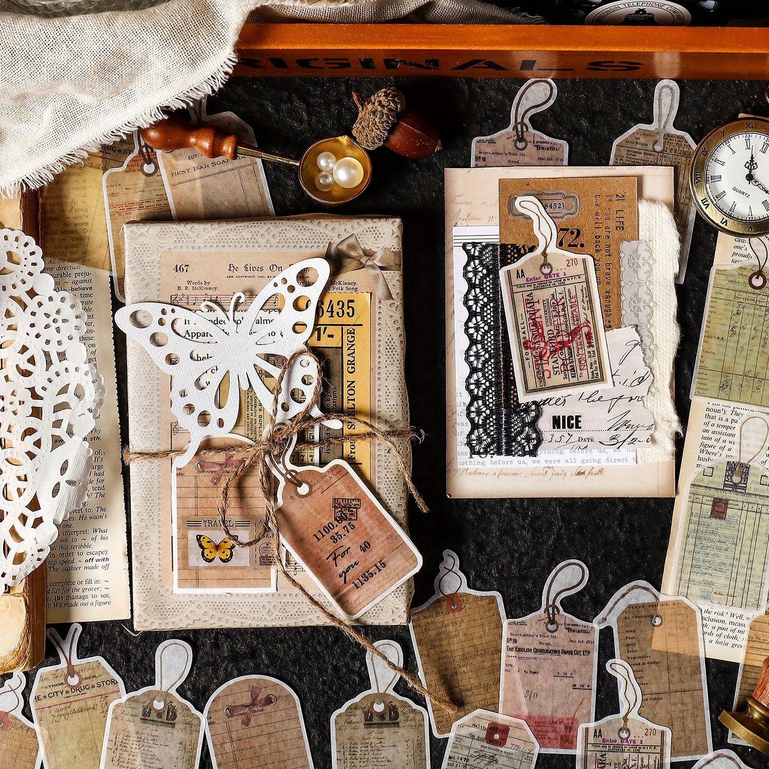 sticker pack love series retro plant notebook - Temu Australia