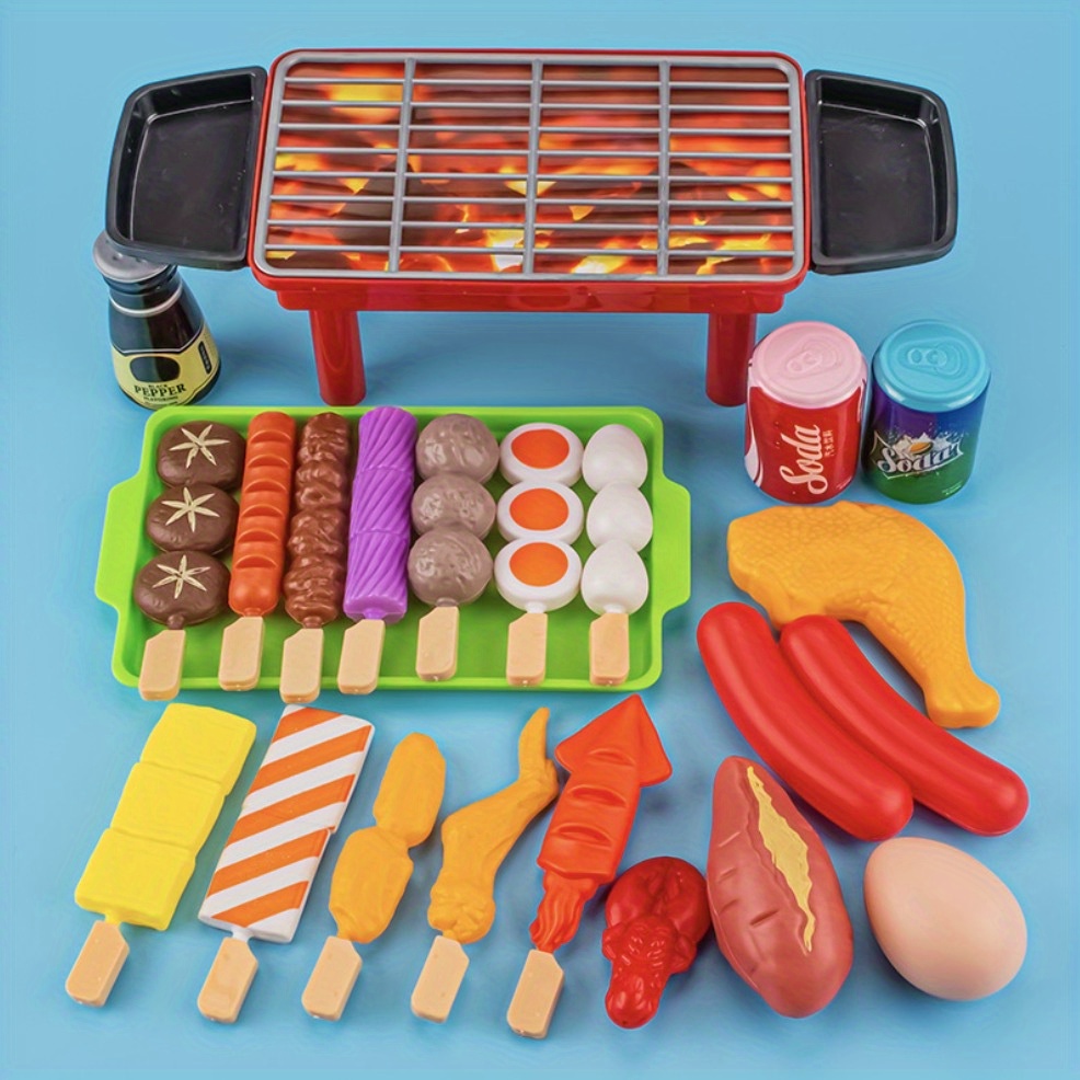 cutting game food set kitchen toy bbq skewers provides the perfect ...