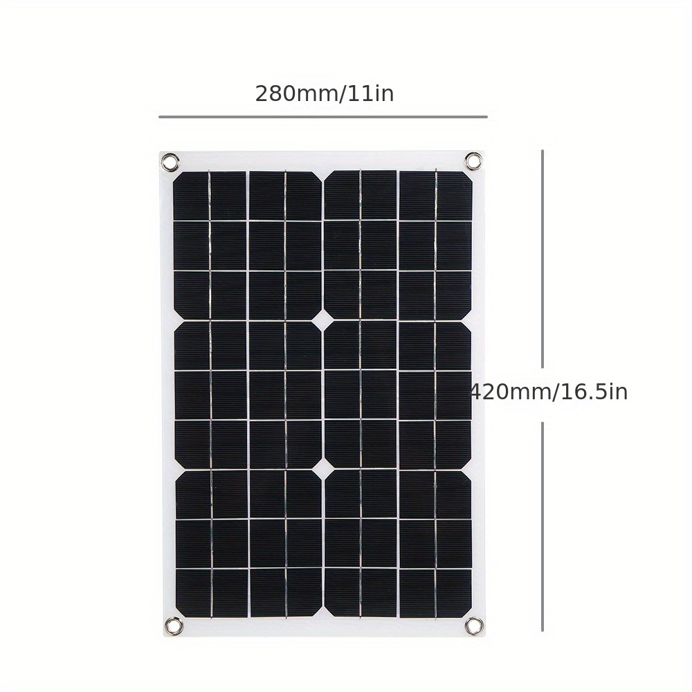 Solar Panel Single Crystal Power Generation Charging Energy - Temu New ...