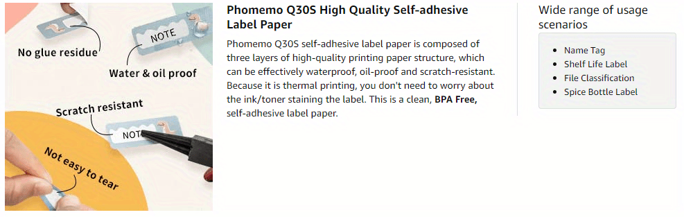 Q31 Q32 Q30 D35 D10 ラベルメーカーテープ、ラ に黒、白、ピンクステッカー感熱紙粘着 ープ、15mm X 6m (1/2 ...