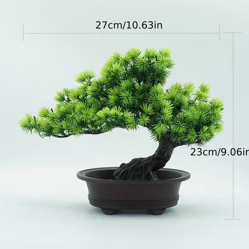 Festive Potted Plant Simulation Decoration Bonsai Home Temu