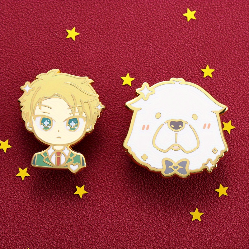 Cartoon Enamel Pins Anime Characters Brooch Jewelry Cute - Temu