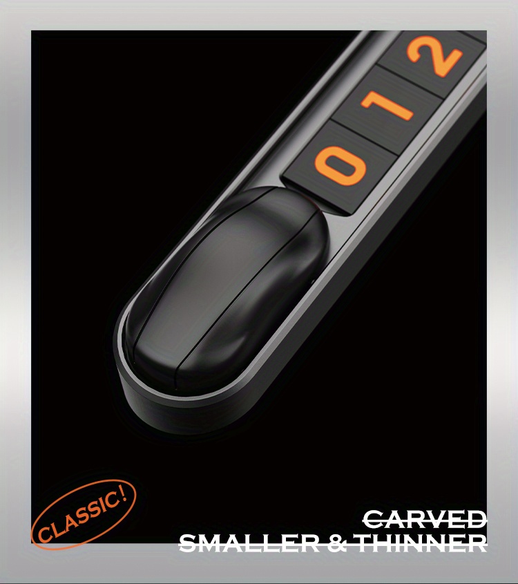 לטסלה דגם 3 דגם Y כרטיס מספר טלפון לרכב כרטיס ביקור פלטת חניה זמנית ...