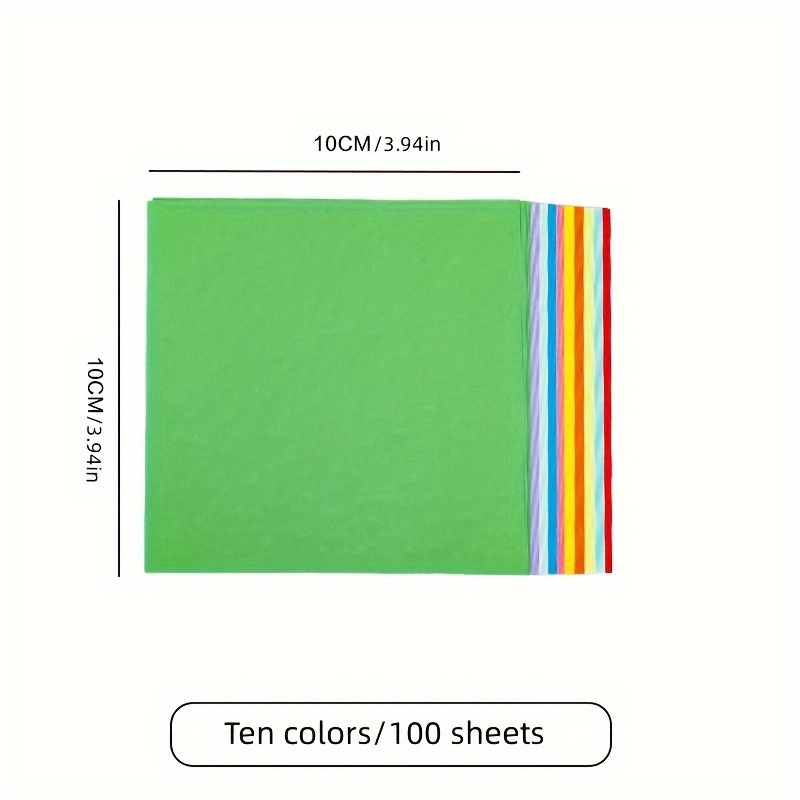 Square Colored Origami/ Handmade Origami Folded Paper Crane - Temu