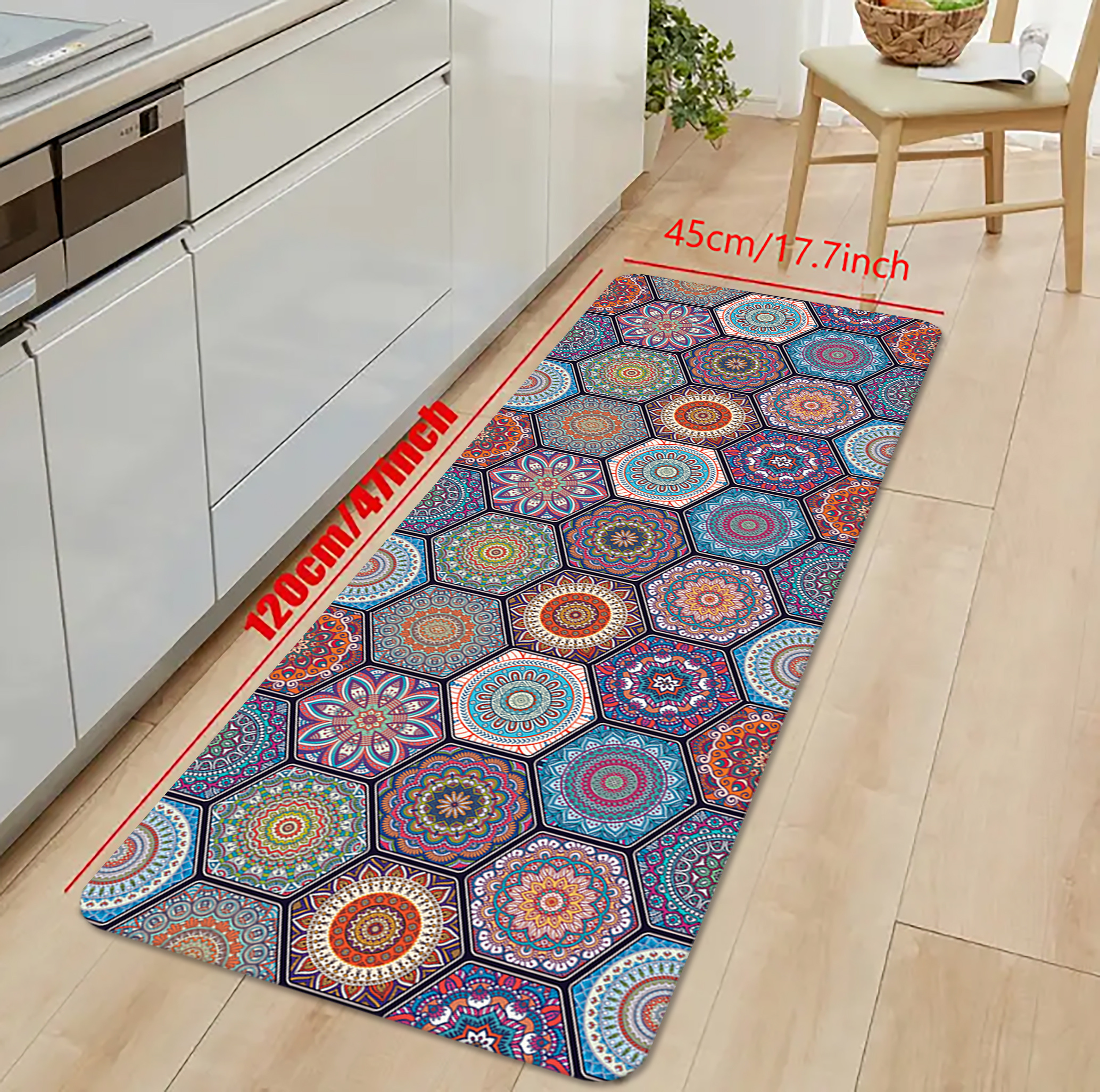 Pattern Kitchen Floor Mat Soft Flannel - Temu Ireland