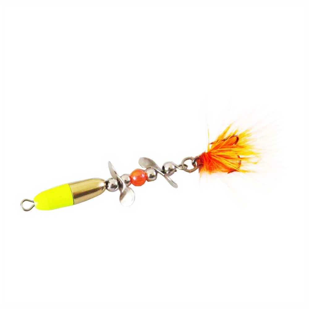 Compound Double Swivel Tail Lures Spinner Baits Feather - Temu New Zealand
