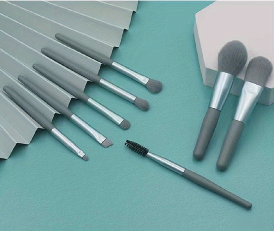 Travel Makeup Brush Set Pack Mini Cute Color Handle Portable - Temu Canada