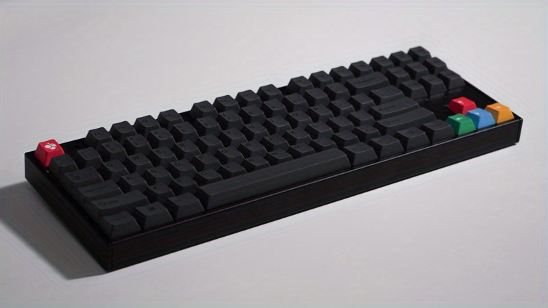 130 Keys Black English Mechanical Keyboard Keycaps Pbt Dye - Temu