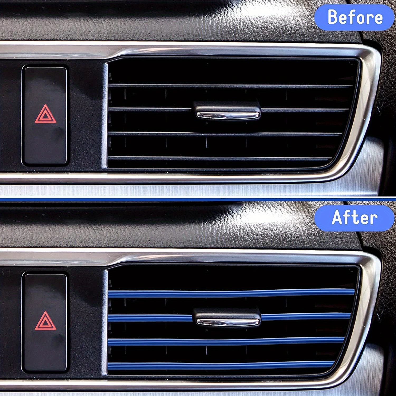 Air Outlet Decorative Strip Car Interior Decorative Strip Universal U ...