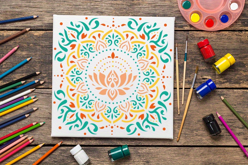 Wall Stencils Small/large Mandala Stencils Painting Wall - Temu Australia