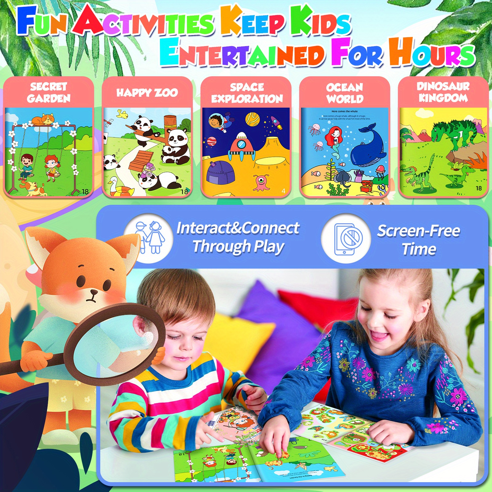 Sticker Books Sticker Books Kids (600+ - Temu Australia