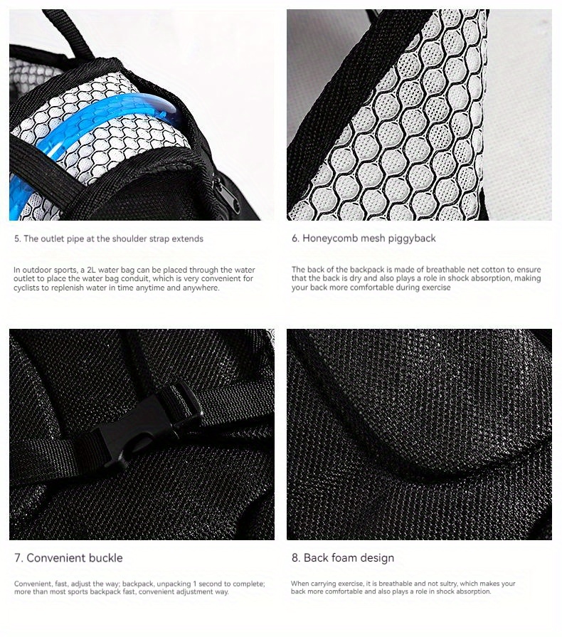 New Outdoor Backpack Cycling Hiking Mountaineering - Temu Canada