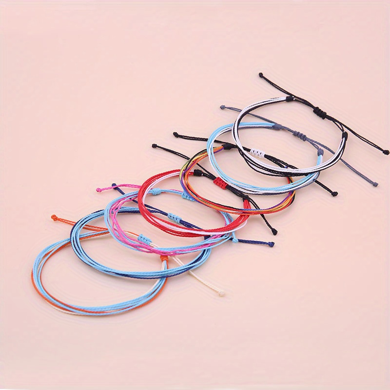 Color Block Layered Bracelets Men Gift Family Friends - Temu United Kingdom