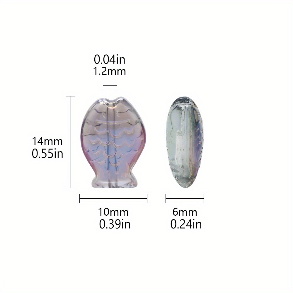 Gradient Shaped Glass Beads Diy Handmade Earrings - Temu Netherlands