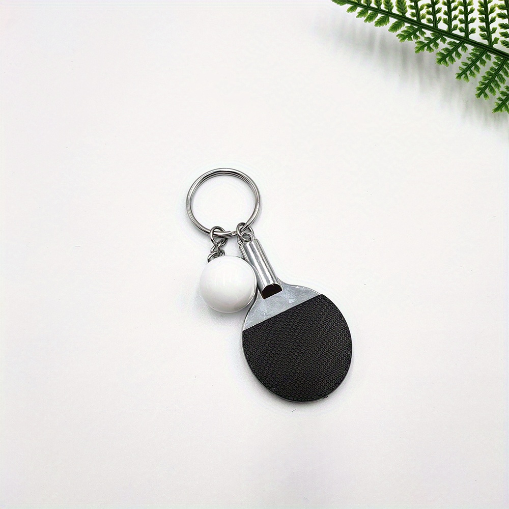 Table Tennis Racket Keychain Mini Simulation Pendant Fans - Temu New ...