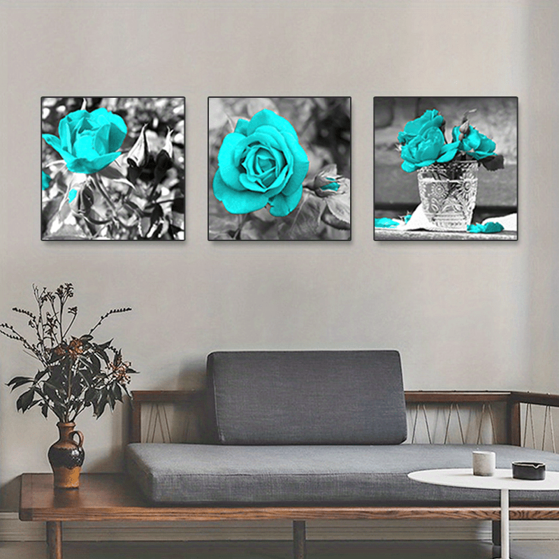 Blue Flower Wine Glasses Modern Minimalist Decorative - Temu Australia