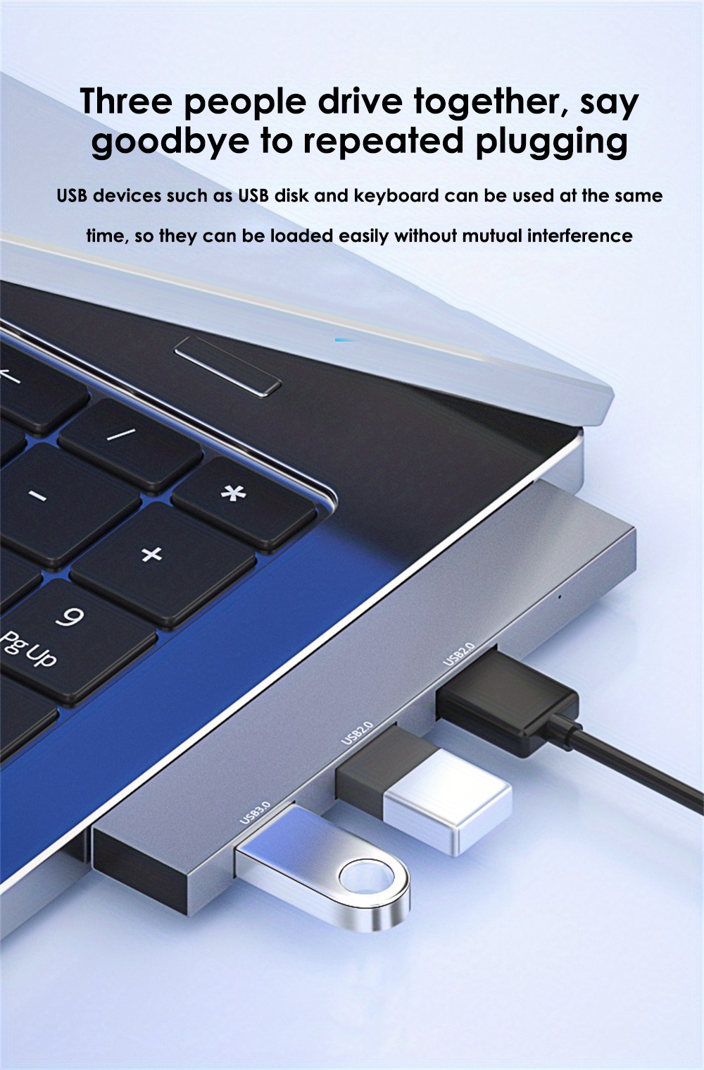 1 Universal Compact Mini Usb2.0/usb3.0 Docking Station Plug - Temu United