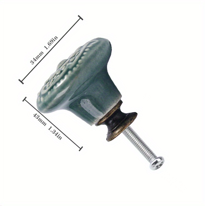 Drawer Knob Cabinet Knob Pull Handle Porcelain Ceramic - Temu
