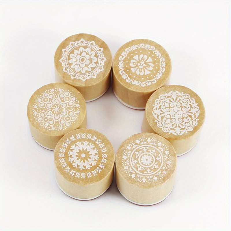 Embossing Stamp Diy Rubber Flower Stamps Plants Handbook - Temu United ...