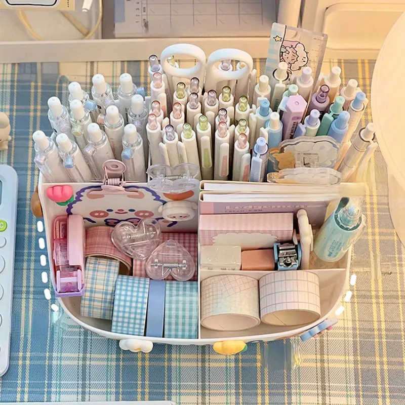 Kawaii Desktop Pen Holder: Large Capacity Cute Stationery - Temu Kawaii Desktop Pen Holder: Large Capacity Cute Stationery - Temu