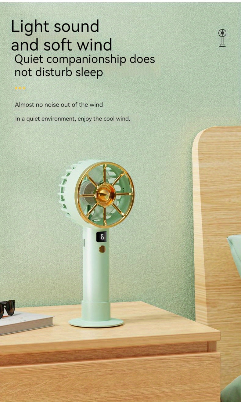 : 6 Portable Fan Led Display Perfect - Temu