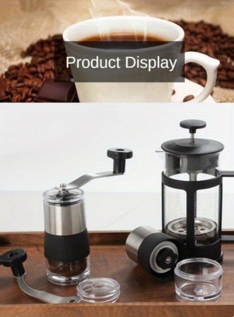 Upgrade Coffee Routine A Mini Hand Crank Coffee Grinder - Temu