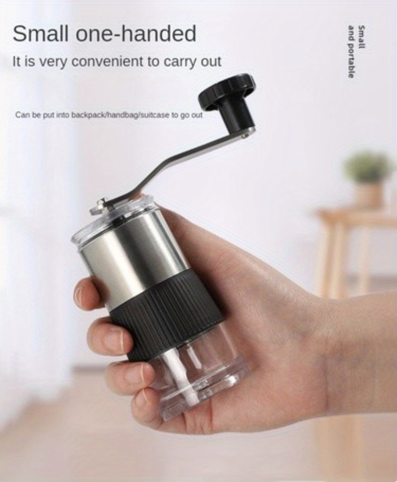 Upgrade Coffee Routine A Mini Hand Crank Coffee Grinder - Temu