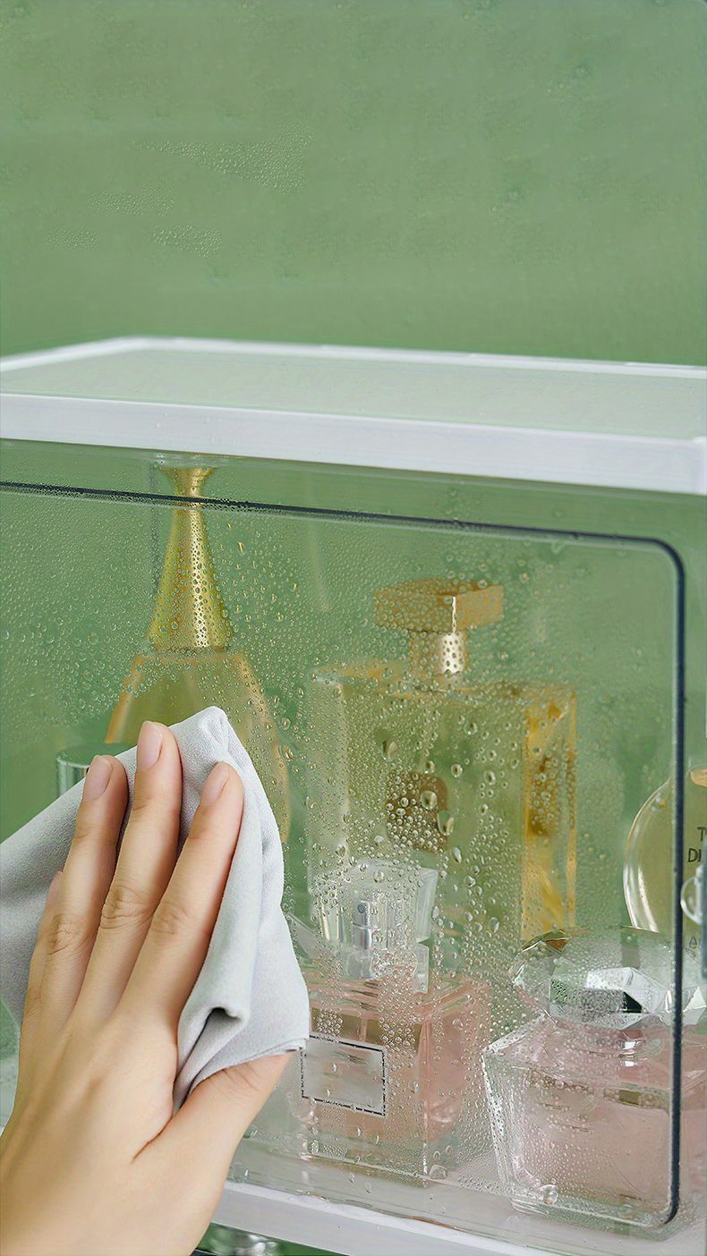 Cosmetic Storage Box Dustproof Perfume Acrylic Display Case - Temu