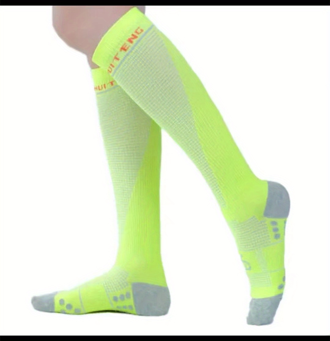 Men's Professional High Elastic Stockings Suitable Cycling - Temu Norway