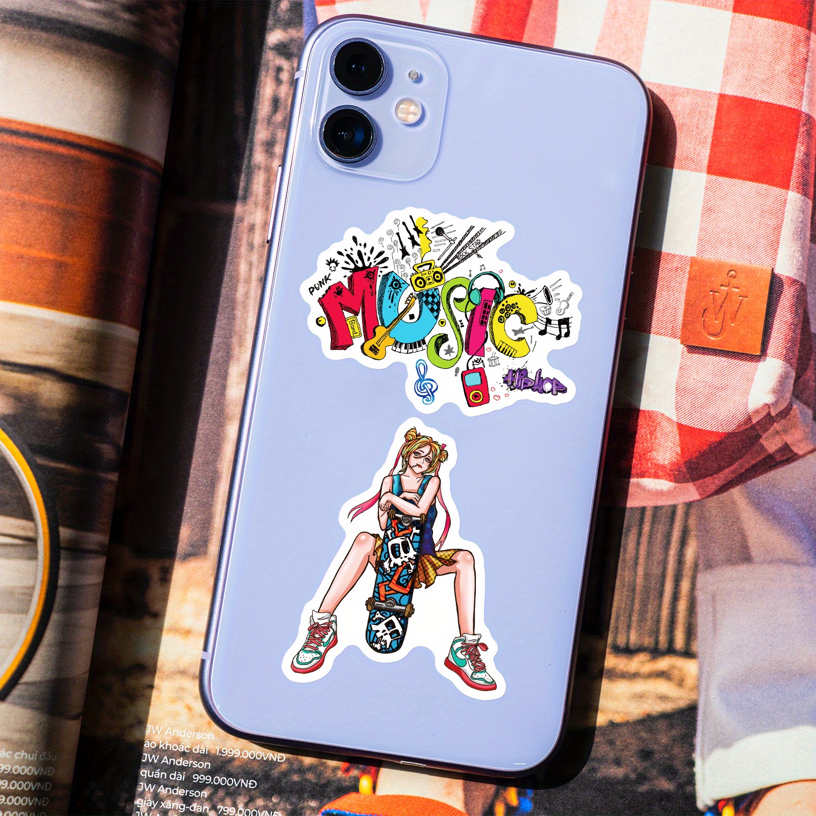 Rock Animal Series Record Guitar Stickers Rock Graffiti Car - Temu Norway