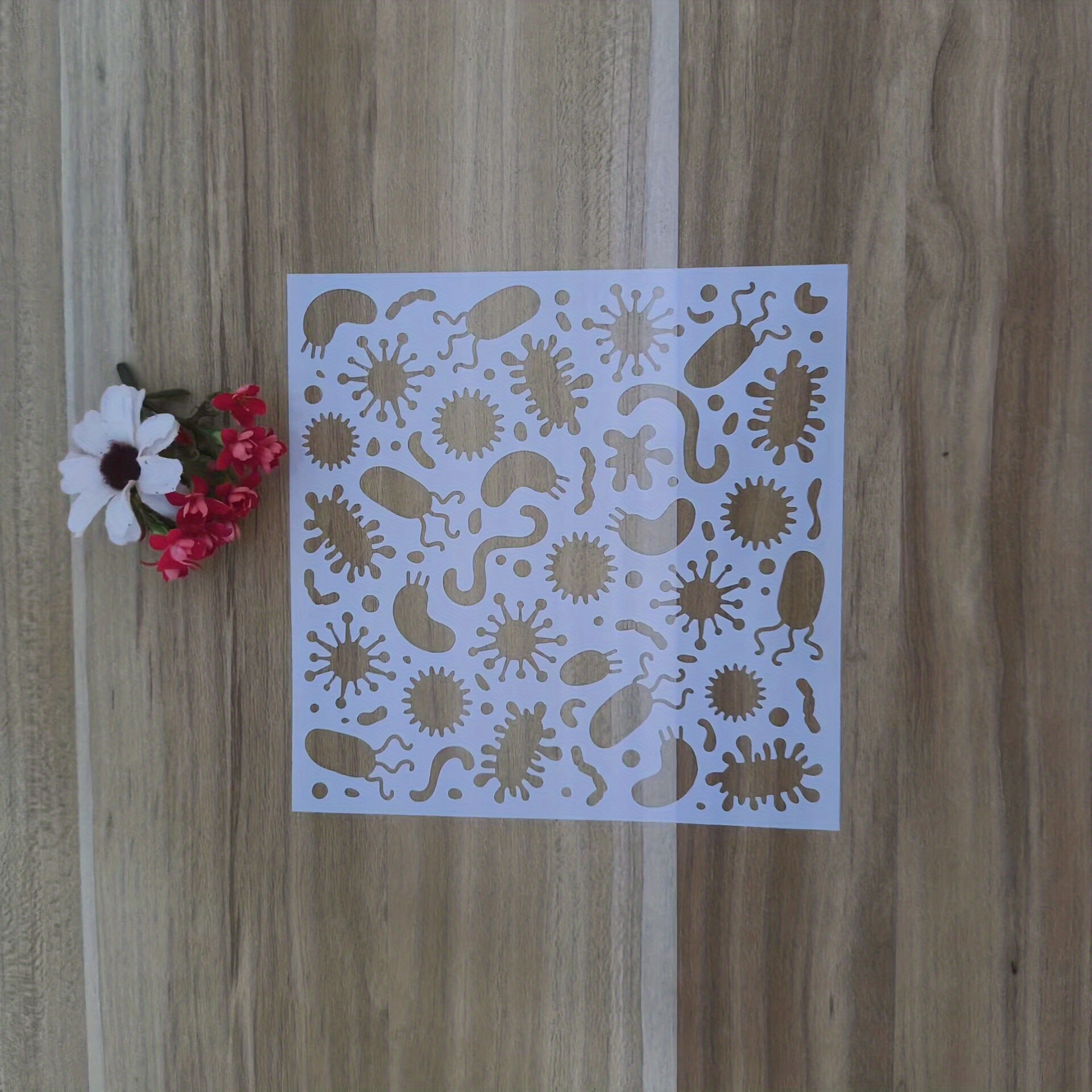 microorganism diy layering stencils scrapbooking - Temu Australia