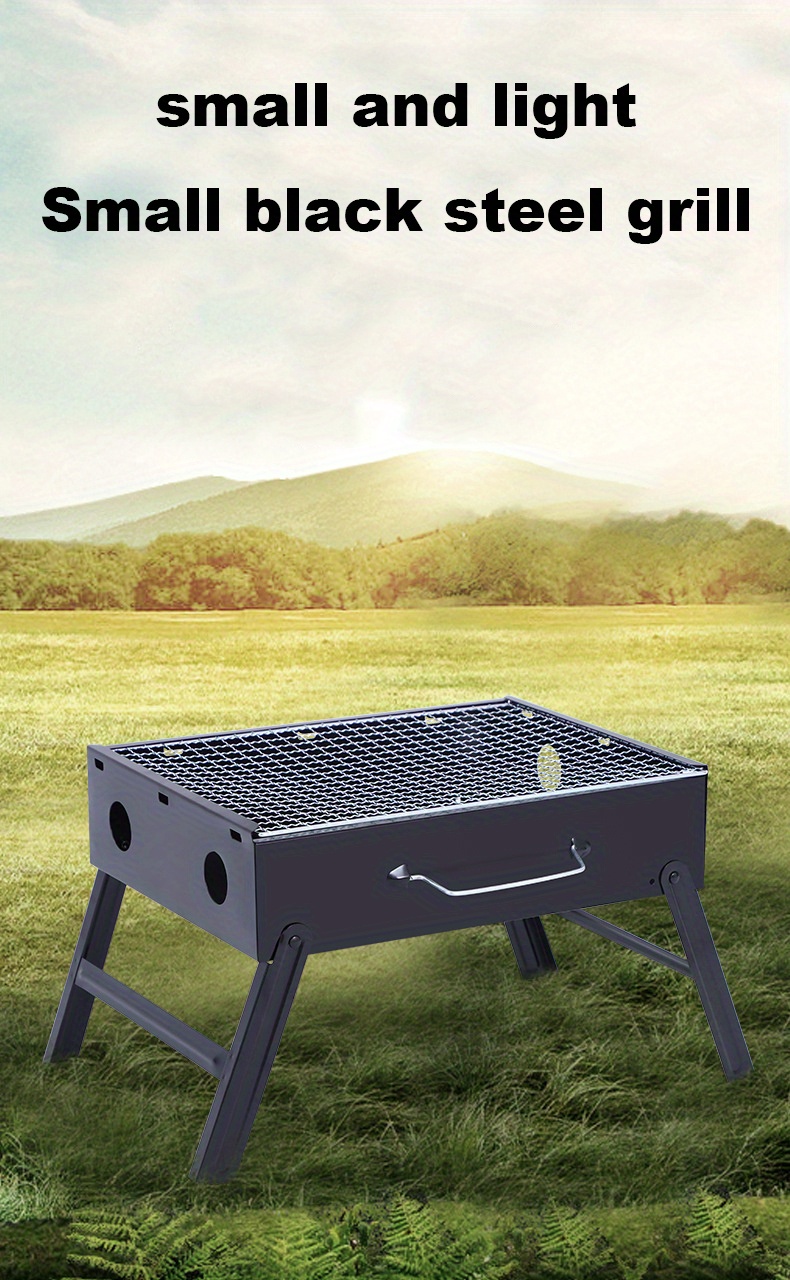 1pc Small Barbecue Stove Charcoal Bbq Grill Outdoor Dining Convenient ...
