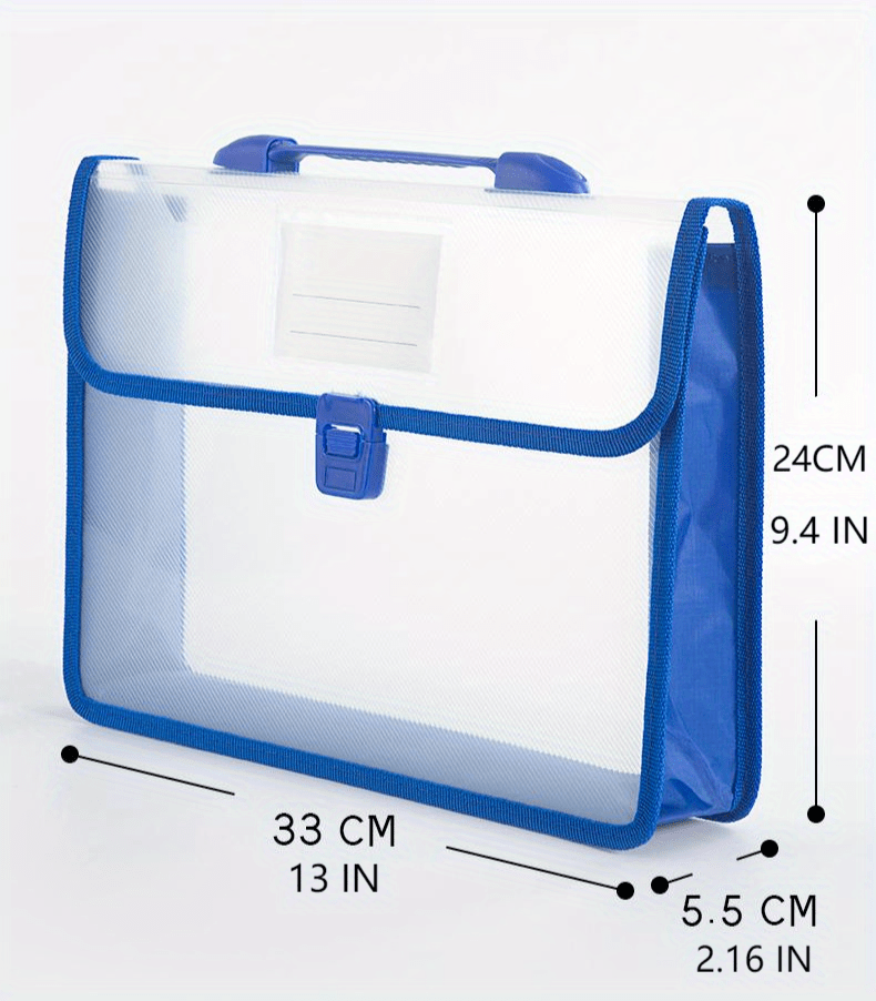 Expandable File Folder Portable File Organizing Box Letter - Temu