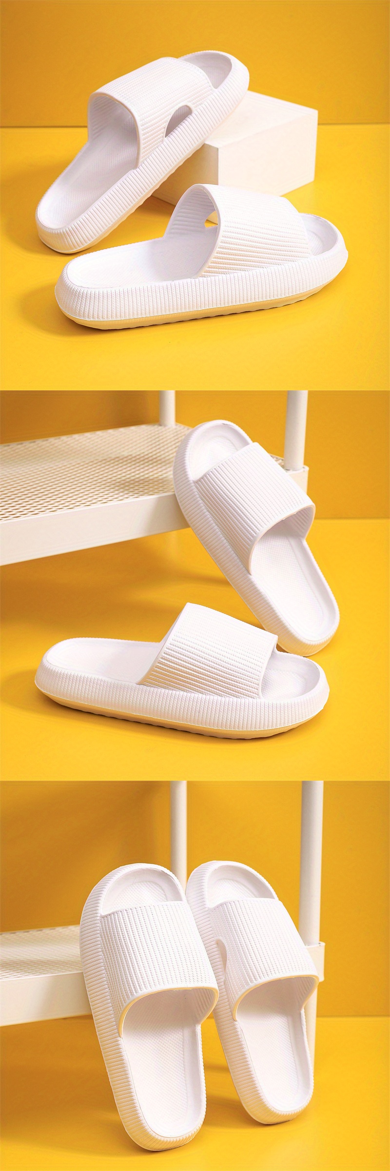 Minimalist Pillow Slides Women Super Soft Solid Color Indoor - Temu ...