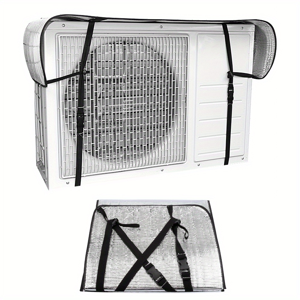 Air Conditioner Cover Ac Cover Aluminum Film Outdoor Unit - Temu United ...