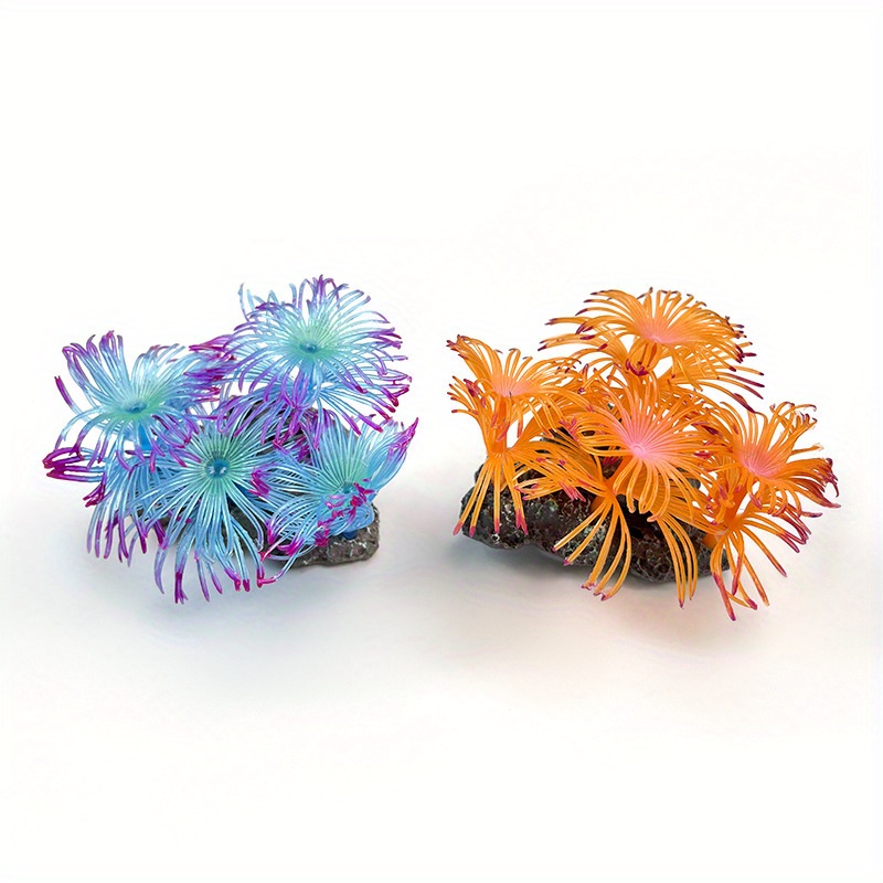 Coral Aquarium Decorations Vibrant Artificial Fish Tank - Temu Canada