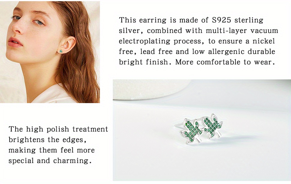 s925 sterling design green zirconia - Temu New Zealand