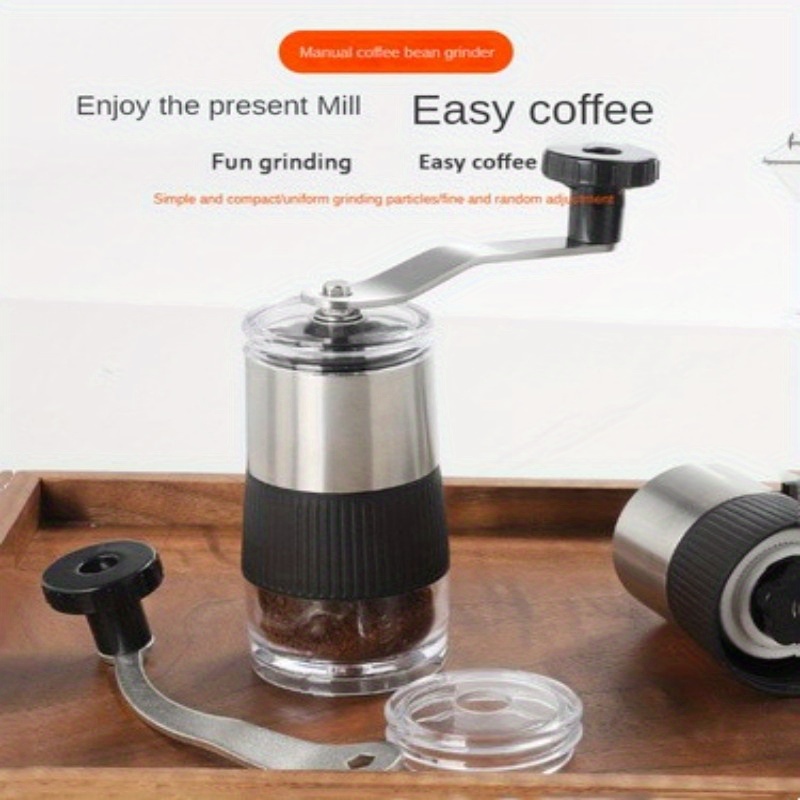 Upgrade Coffee Routine A Mini Hand Crank Coffee Grinder - Temu
