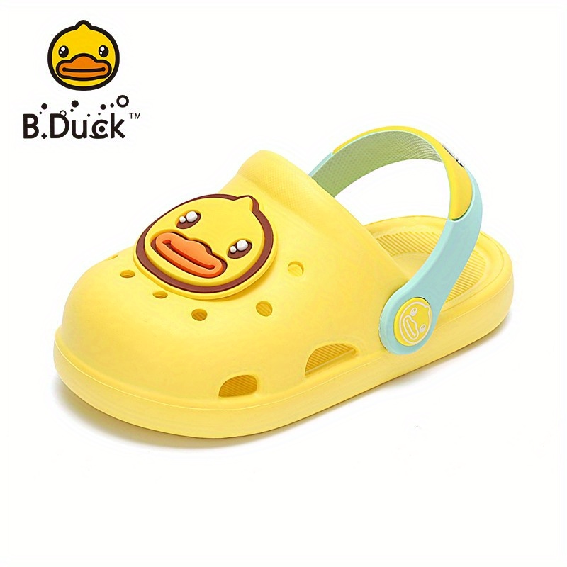 Boys Girls Eva Clog Cartoon Duck Charm Casual Non - Temu Australia