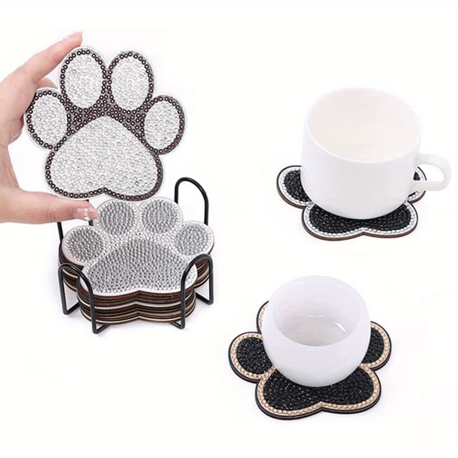 Exquisite Design Diamond Painting Well Made Coaster Lovely - Temu ...