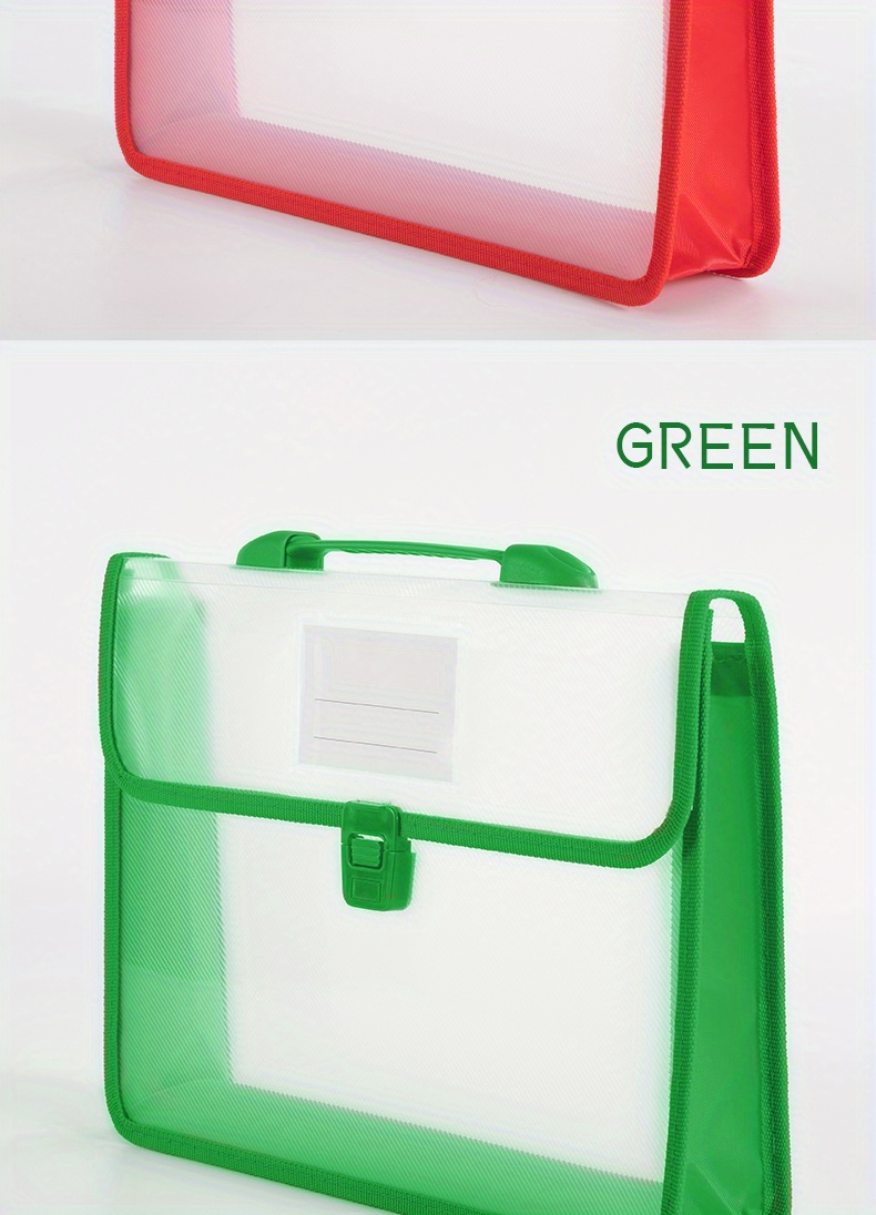 Expandable File Folder Portable File Organizing Box Letter - Temu
